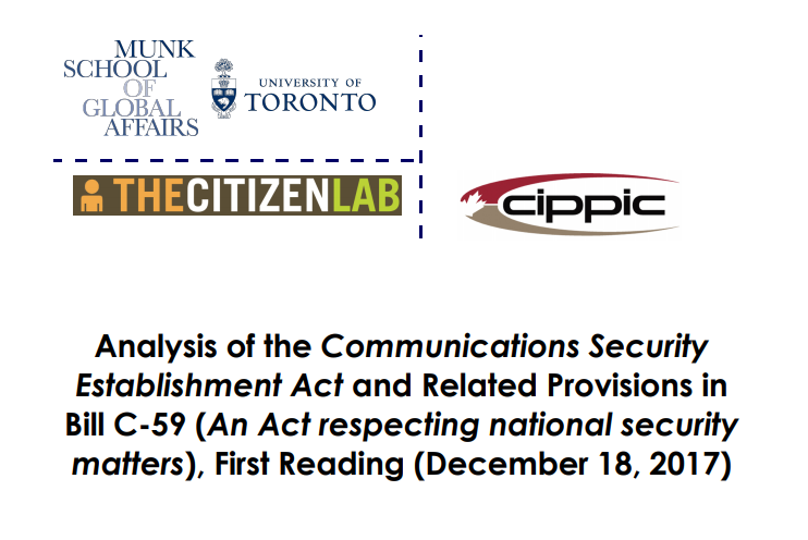 Citizen Lab and CIPPIC Release Analysis of the Communications Security ...